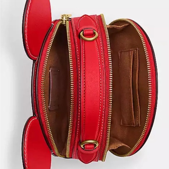 Coach | Bags | Coach Red Mickey Mouse Crossbody Bag | Poshmark